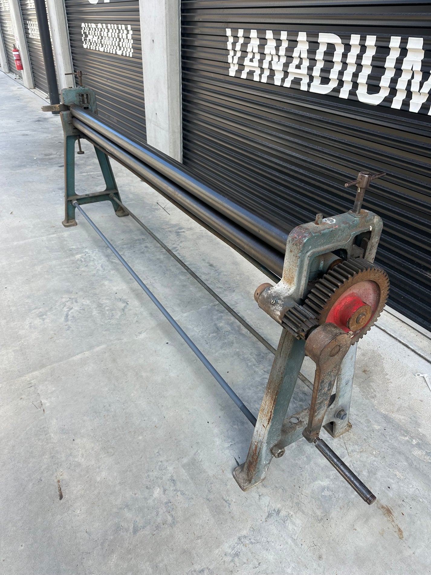 Used AP Lever 2400mm Sheet Metal Rollers – Butcher Machines